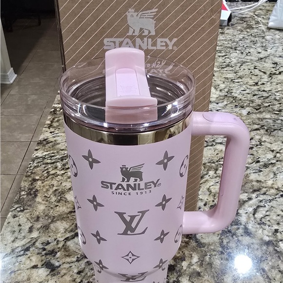 Stanley | Other | Stanley Pink Designer Tumbler With Handle | Poshmark